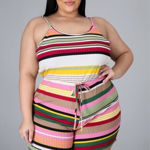 Pants & Jumpsuits | 2pc Rachel Romper Set | Poshmark